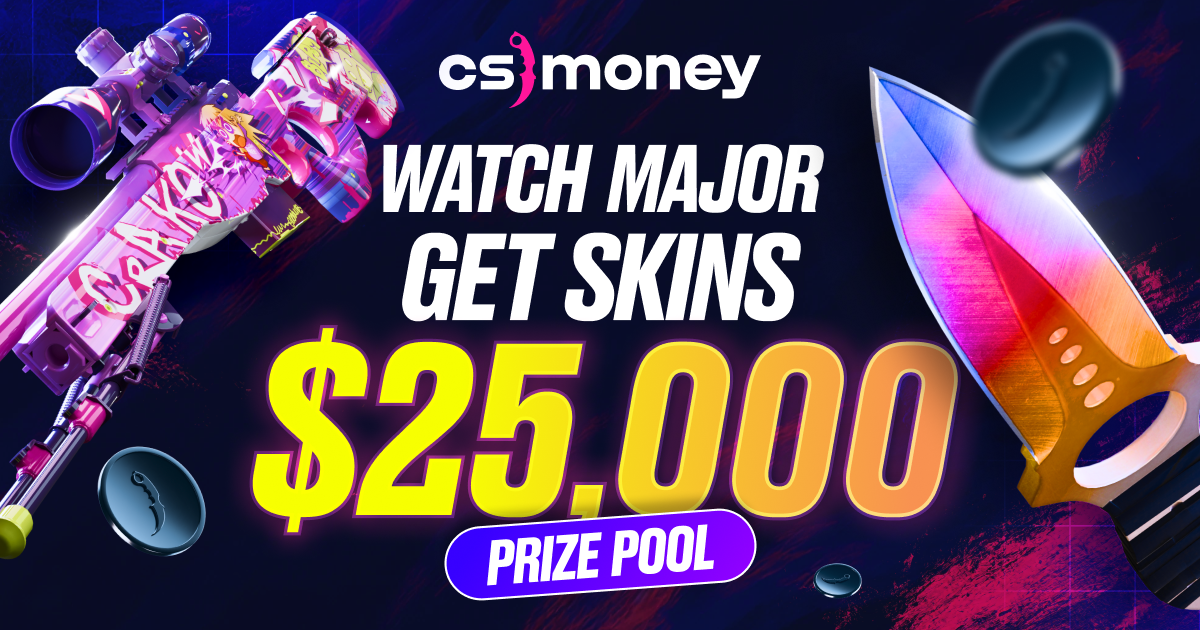 Pick match winners and take part in the giveaway from CS.MONEY